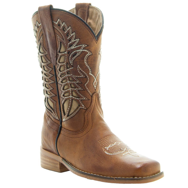 Kids' Tan Country Boots | Everyday Western Boots for Kids (K3007RU ...