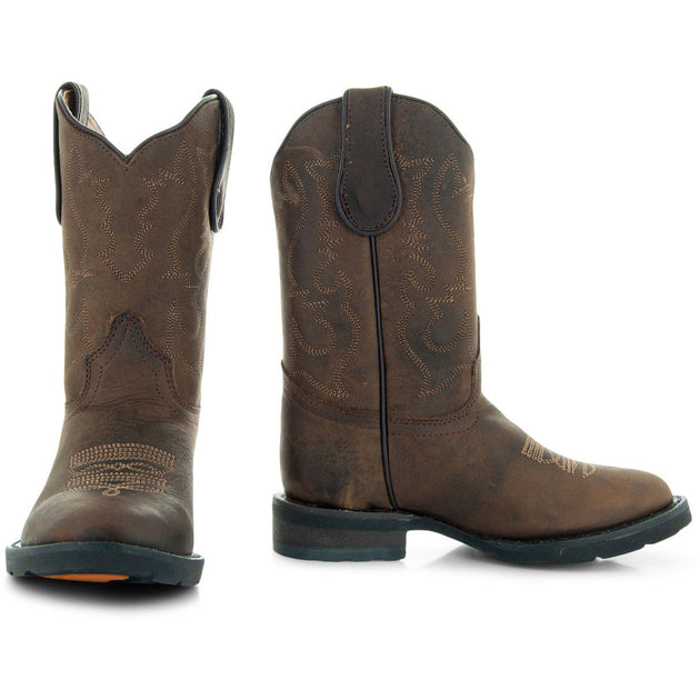 Soto Boots K4004 Buckaroo Kids Cowboy Boots Camel | Soto Boots